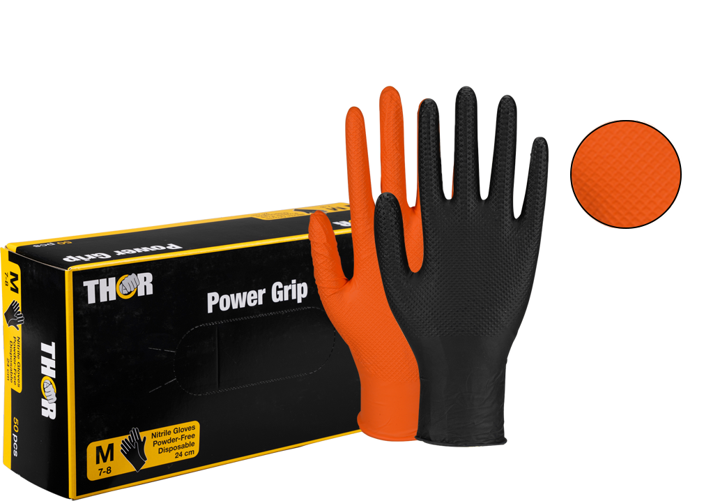 Power Grip Nitril Handschuhe 50 Stück - Extra Strong – deus21.de